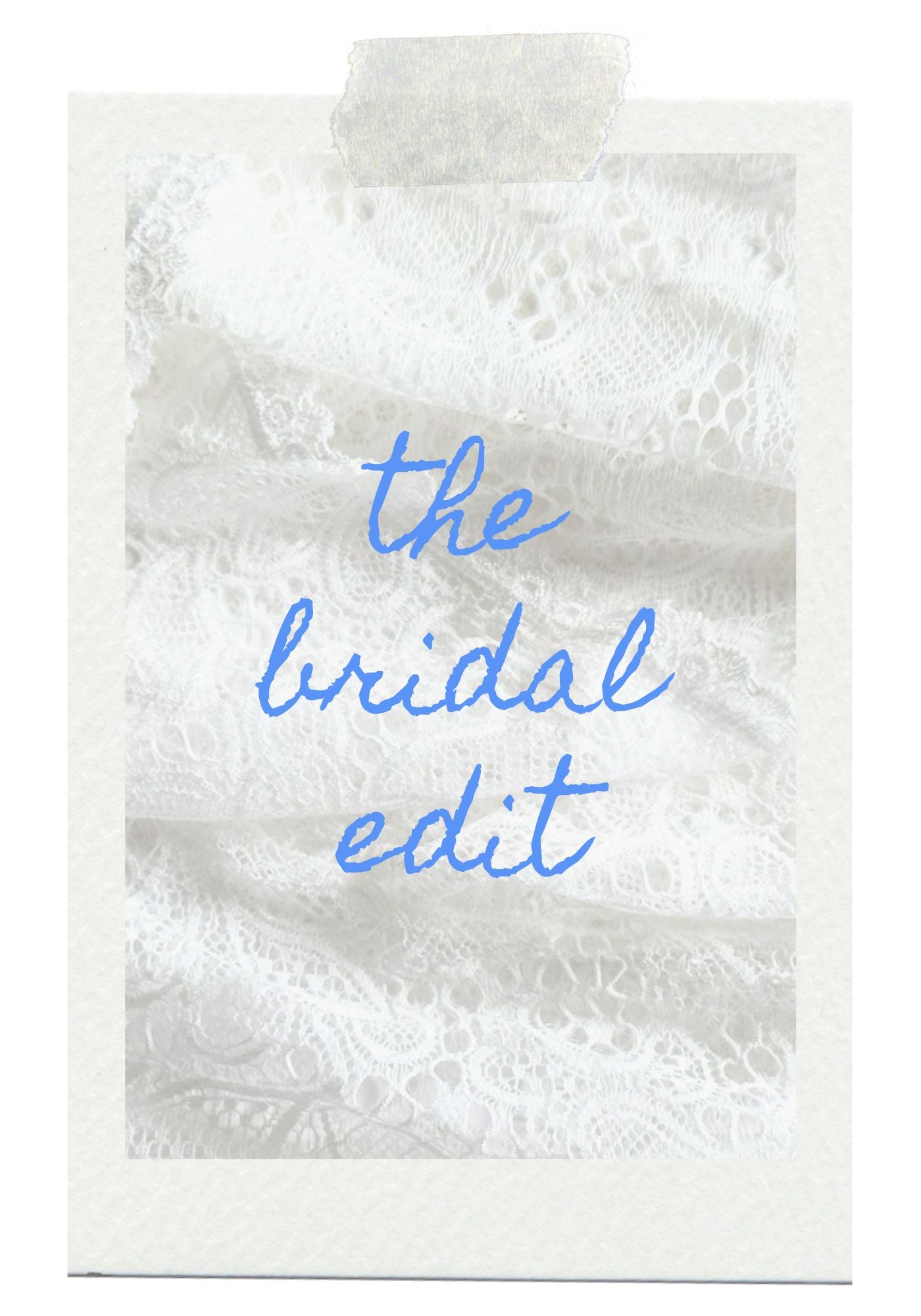 promo block static - the bridal edit